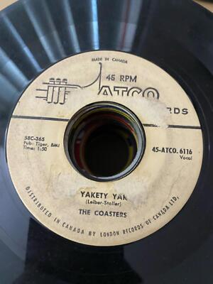 The Coasters - Yakety Yak 45-ATCO.6116 45rpm VG+ R10 | eBay