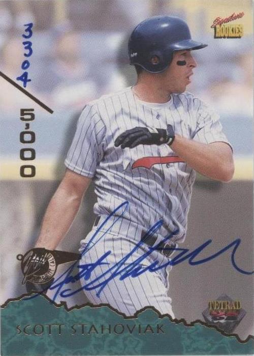 1995 Signature Rookies Tetrad - Scott Stahoviak #47 Autographs /5000 ...