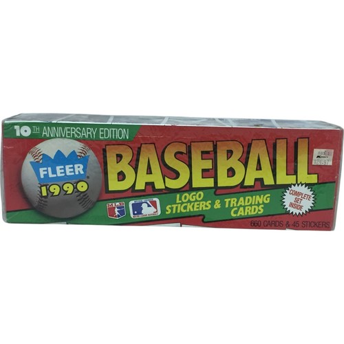 Fleer Corp 1990 MLB 10th Anniversary Edition Logo Stickers Trading ...