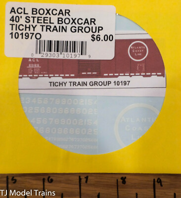 Tichy Train Group O #10197O ACL Boxcar, 40' Steel Boxcar (Decal) | eBay