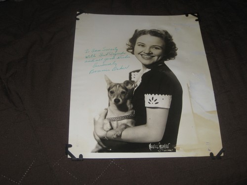 BONNIE BAKER SIGNED 8 X 10 1940'S MUSIC | eBay