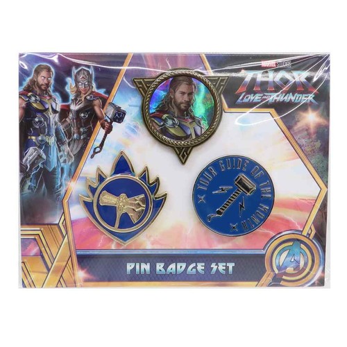 Thor Love Thunder Pin Badge Pins Set Of 3 Marvel Inlock Collection ...