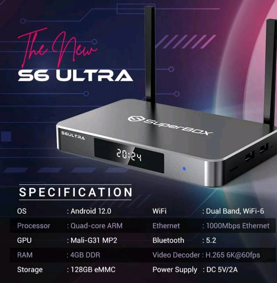 SuperBox S6 ULTRA Android Smart TV *LOCAL PICK UP ONLY* Super Box S6 ...