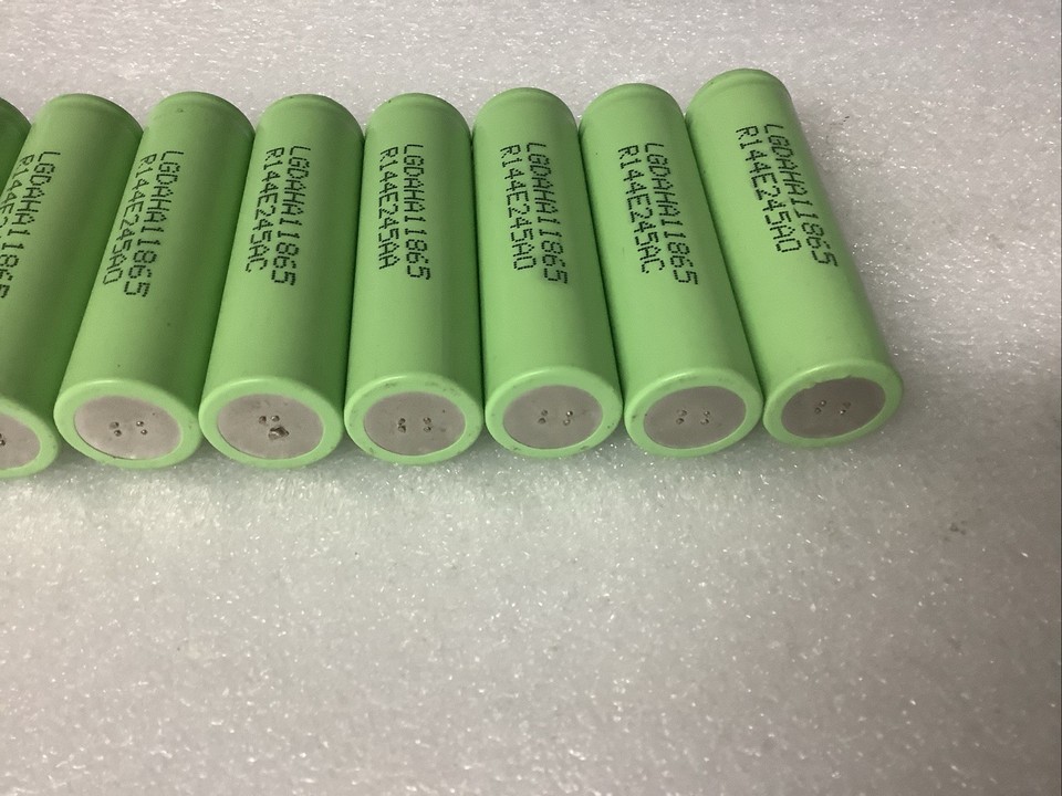 USED 10 LG Electronics LGDAHA11865 Li-ion Cells 1300mAh (BLEMISHED ...