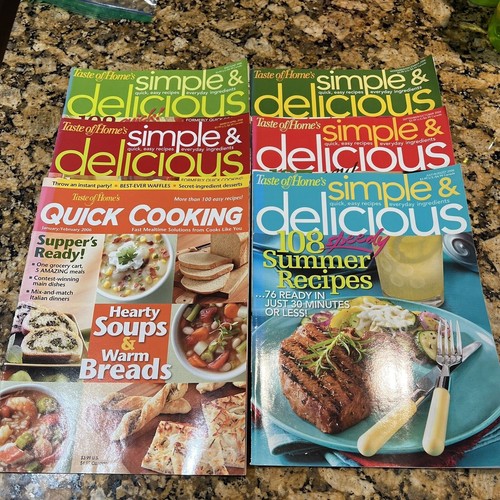 Taste Of Homes Simple and Delicious Back Issues Recipes Magazines 2006 ...