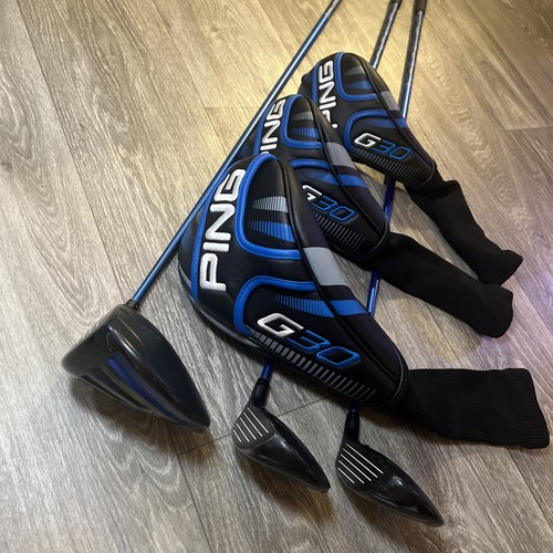 LH Ping 3 and 5 Wood & Driver Golf Club G30 LH Reg & Stiff | eBay