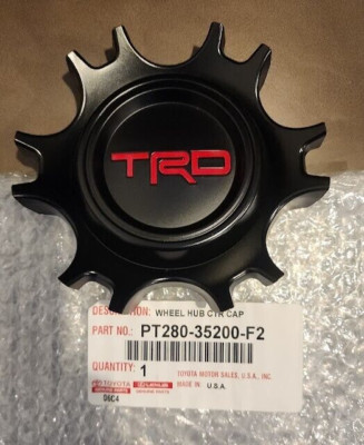 1x NEW GENUINE TOYOTA CENTER CAP PT280-35200-F2 Toyota Tacoma TRD PRO ...