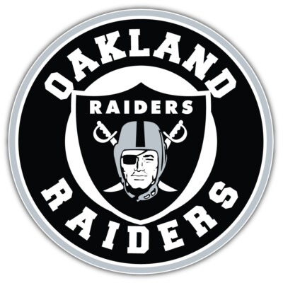 Oakland Raiders Logo NFL Sport Car Bumper Sticker Decal "SIZES" | eBay