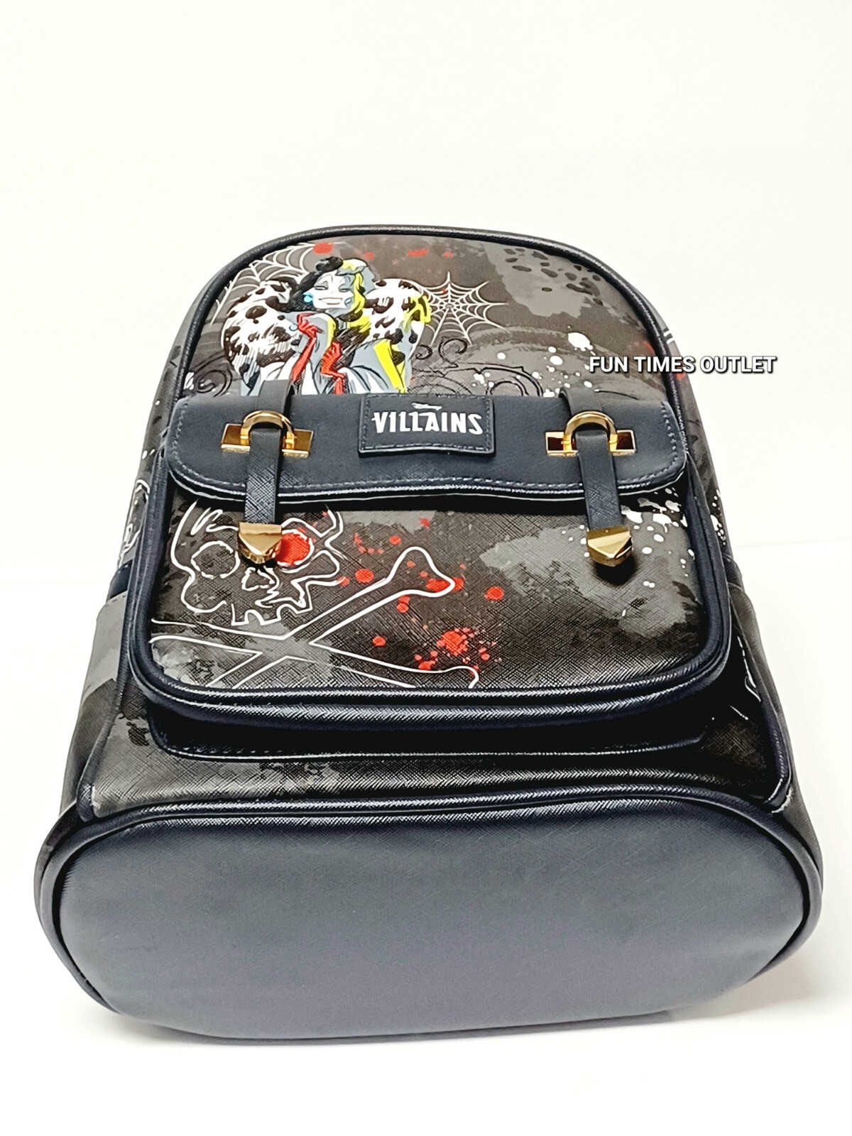 Disney Villains Cruella De Vil Purse Backpack 11″ Faux Leather Lady ...