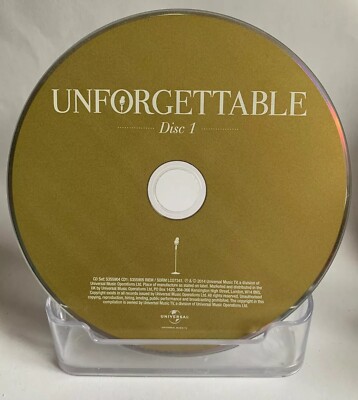 Unforgettable Cd (2014) Disc 1 - Timeless songs, legendary artists ...