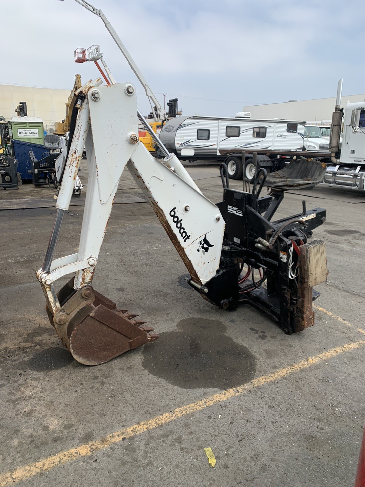 Bobcat 8709 Skid Steer Backhoe attachment | eBay