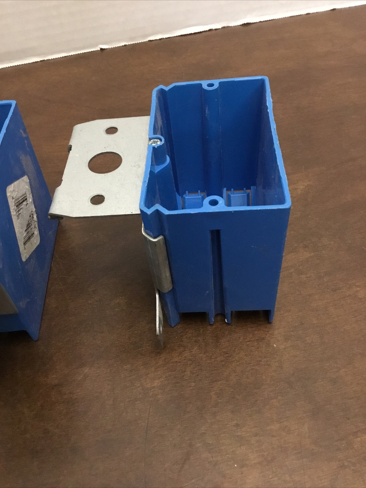 Carlon B121ADJ Single Gang Adjust-A-Box Lot Of 2 Blue Plastic | eBay