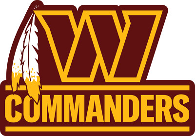 Washington Commanders W Feather Vinyl Decal / Sticker 10 sizes ...