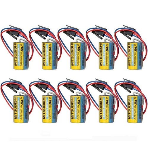 10x MR-BAT ER17330V/3.6V Mitsubishi A6BAT PLC Battery for FANUC CNC ...