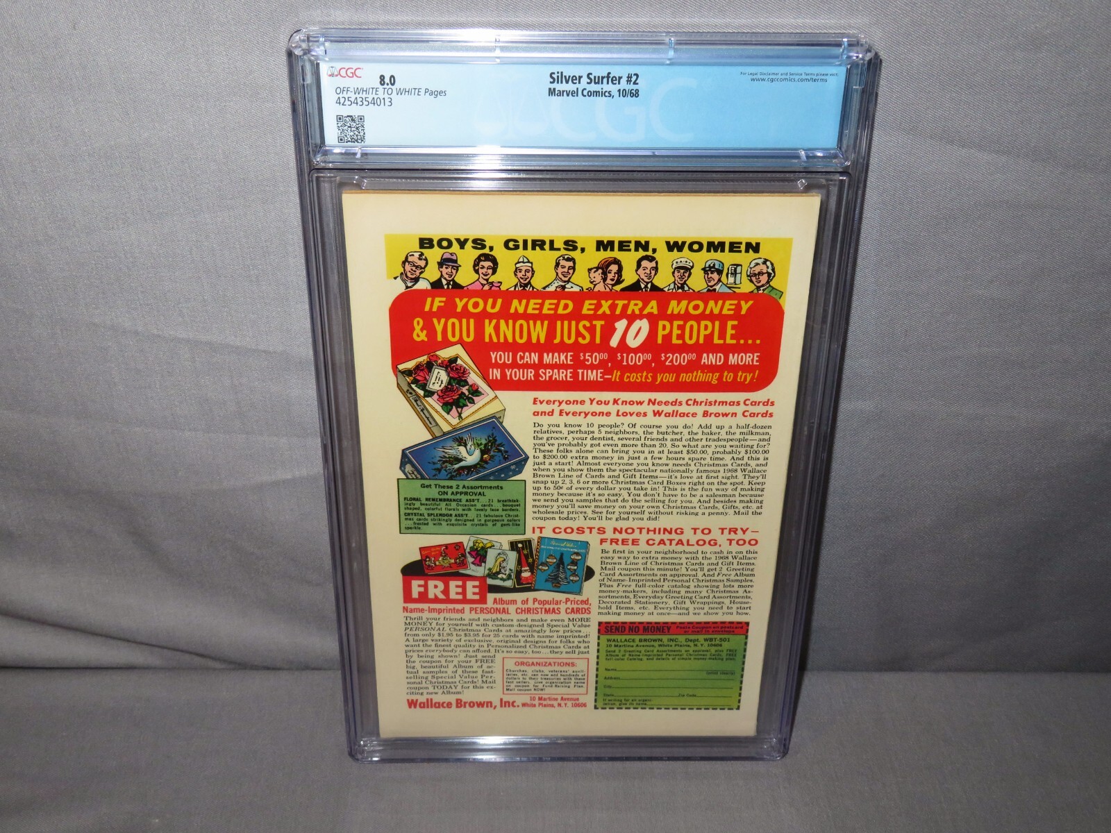 SILVER SURFER #2 (Brotherhood of Badoon 1st app) CGC 8.0 VF Marvel ...