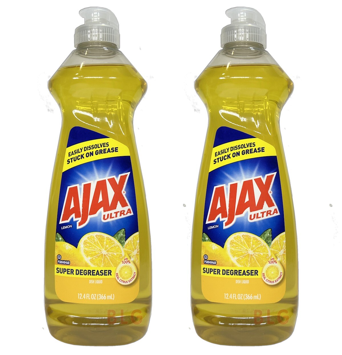 Ajax LEMON Ultra Dish Washing Detergent Liquid Soap 12.4oz Hand Soap ...