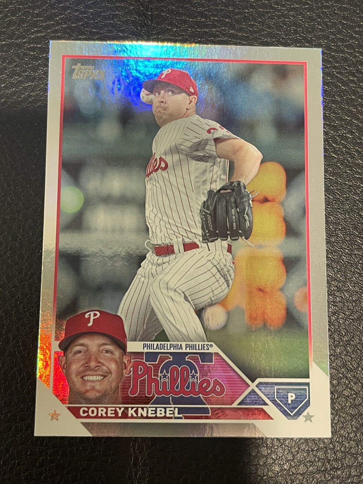 2023 Topps Series 1 Rainbow Foil Corey Knebel #28 Philadelphia Phillies ...