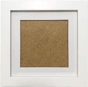 6x6 Picture Frames with Mat 4x4 6x6 Photo Frame Square. Solid Wood, 1 ...