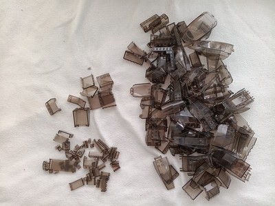 LEGO Transparent Brown / Black Mixed Parts | eBay UK