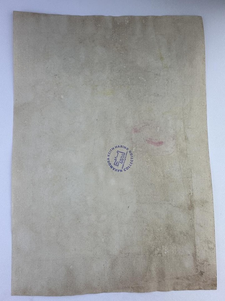 Keith Haring COA Art Painting Original Drawing Vintage Paper Signed | eBay