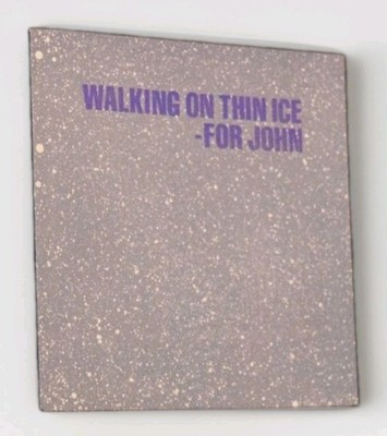 Walking On Thin Ice For John Yoko Ono John Lennon 45 RPM 1981 Record Sleeve Only | eBay