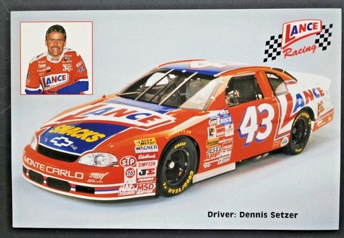 1996 Nascar Series Hero Driver Cards Dennis Setzer Lance Racing Snacks ...