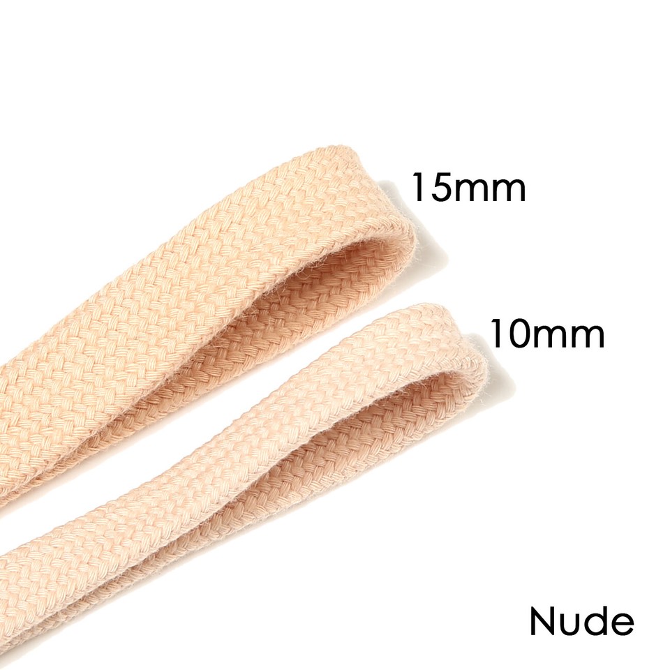Flat Cotton Drawstring Tape Cord,10 & 15mm,Garment Hoody Sweatshirt and ...
