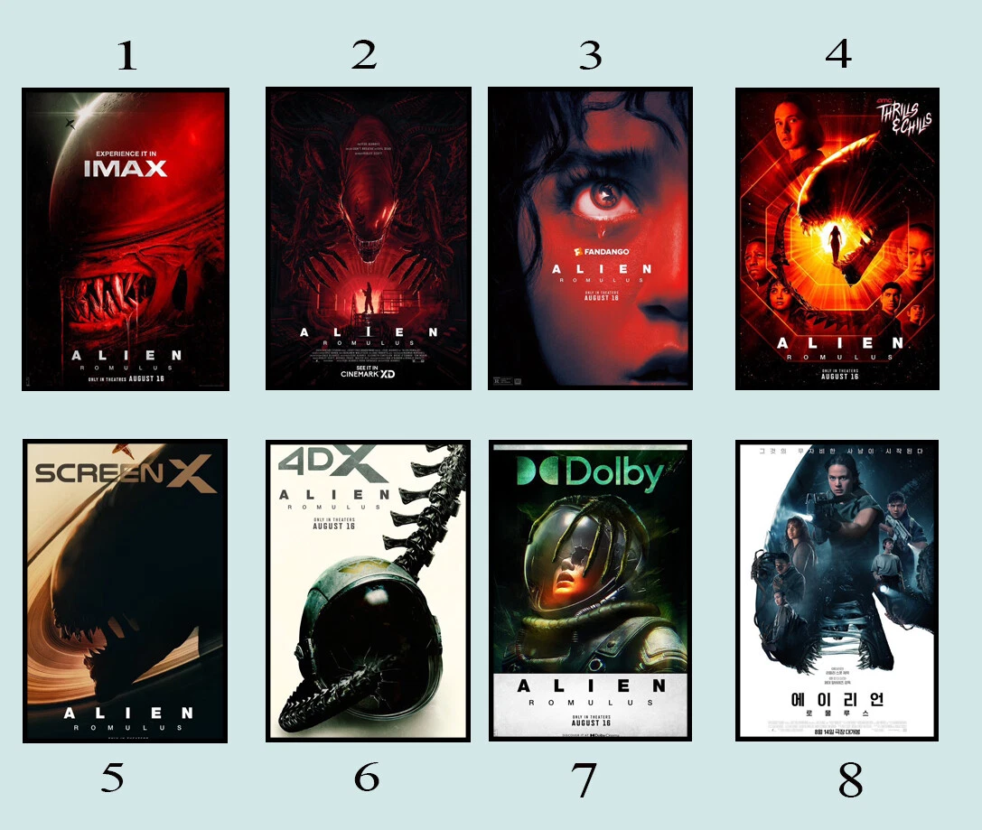 Купить Ибей | Alien: Romulus 2024 movie poster - Alien 2024 film