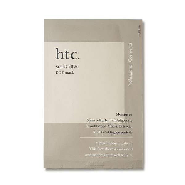 HTC Stem Cell & EGF Mask 10 Sheets x 33ml Hitokan Niacinamide Hito Skin ...