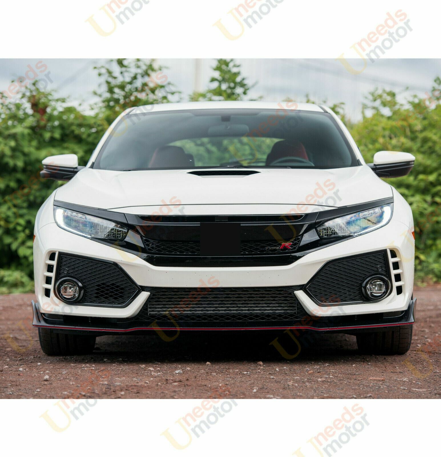 Fits 2017-2021 Honda CIVIC Hatchback Carbon Fiber Type R Style Front ...