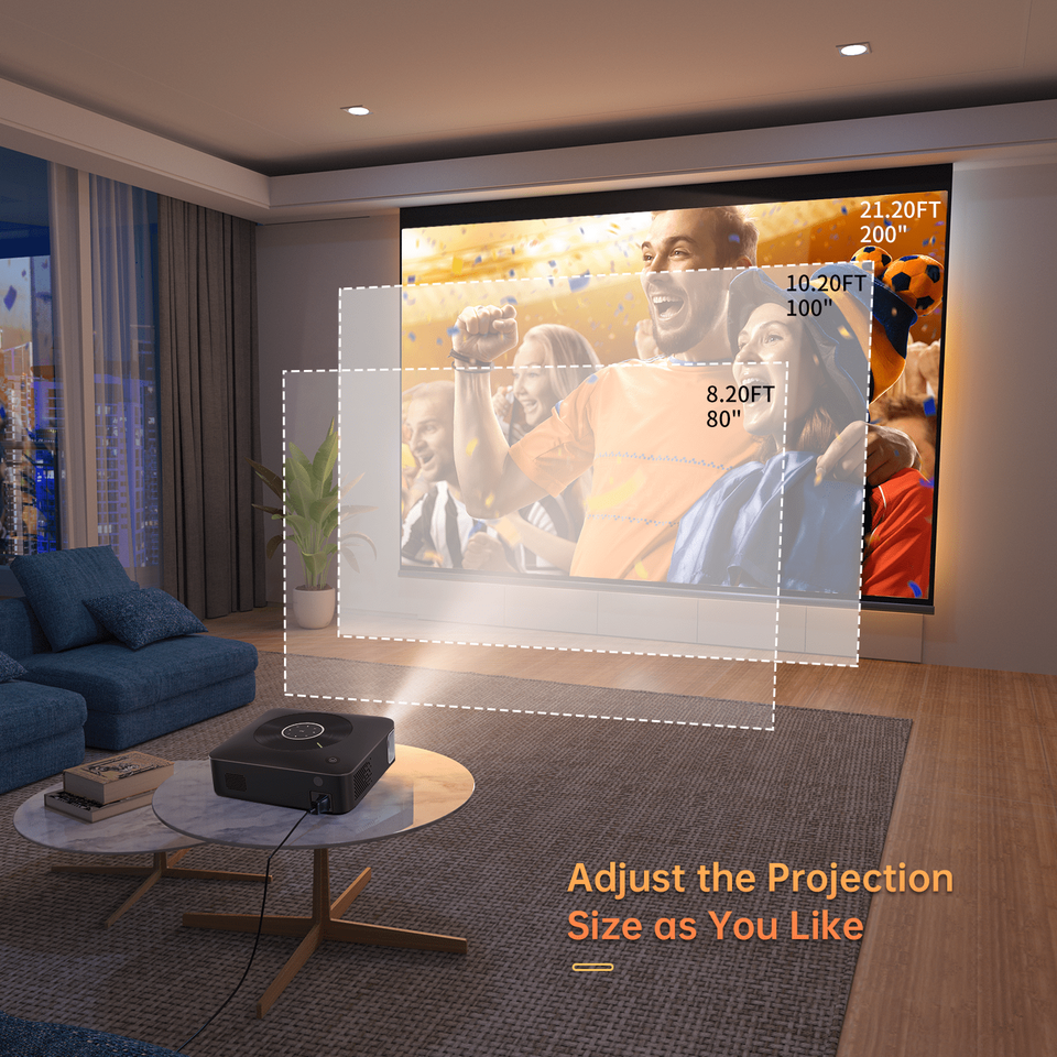 VANKYO Full HD 1080P Home theater Projector 5G WiFi 4k Video LCD Movie ...