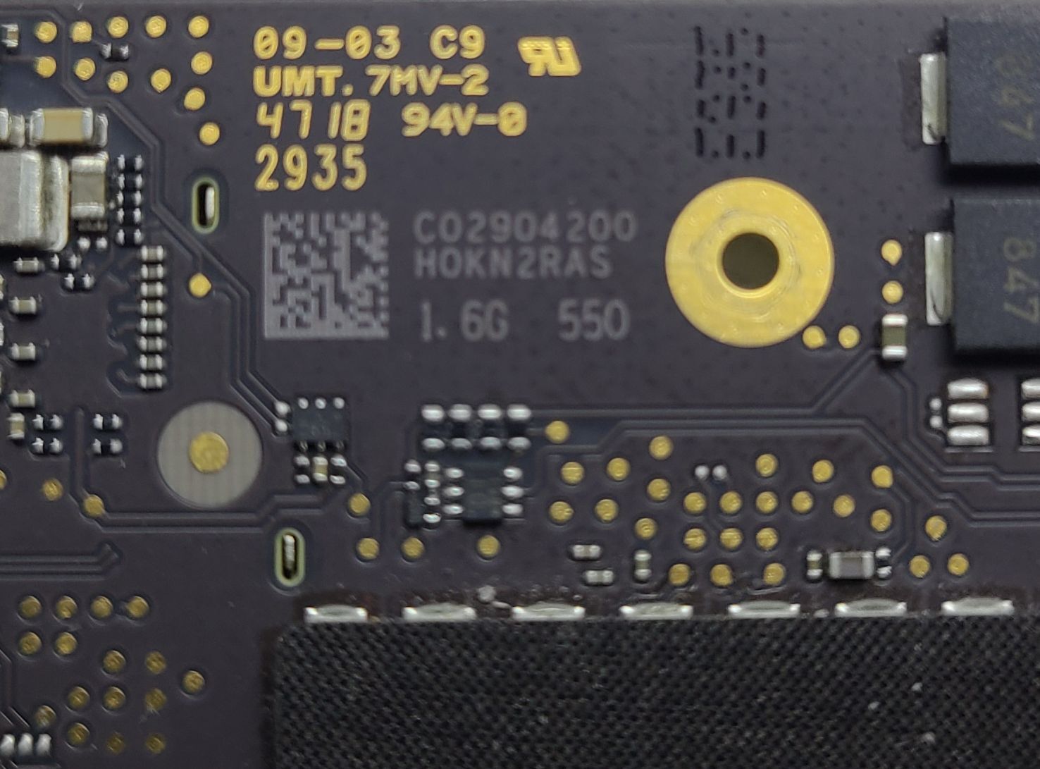 Macbook Air A1932 13.3 i5 1.6GHz 8GB RAM 256GB Logic Board 820-01521-A ...