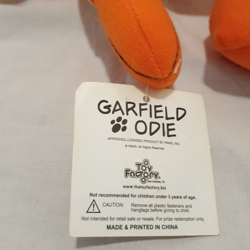 Garfield Orange You Special Plush Stuffed Animal 14" Toy Factory | eBay