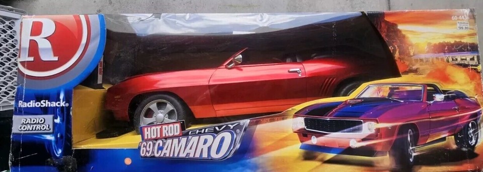 RADIO SHACK HOT ROD 1:6 69 CHEVY CAMARO REMOTE RADIO CONTROL RC CAR🔥🔥🔥🔥 ...