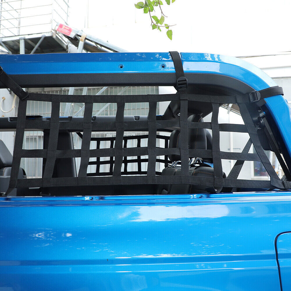 Rear Side Trunk Cargo Net Restraint Mesh Protection For Ford Bronco ...