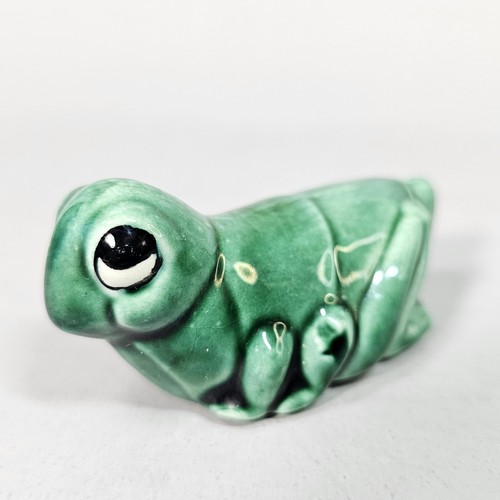 Ceramic Grasshopper Figurine Big Eye Insect Bug Kitsch Cute Green ...