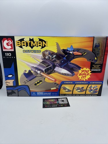 C3 Construction Batwing DC Comics 110 Pieces Includes Pilot Batman ...