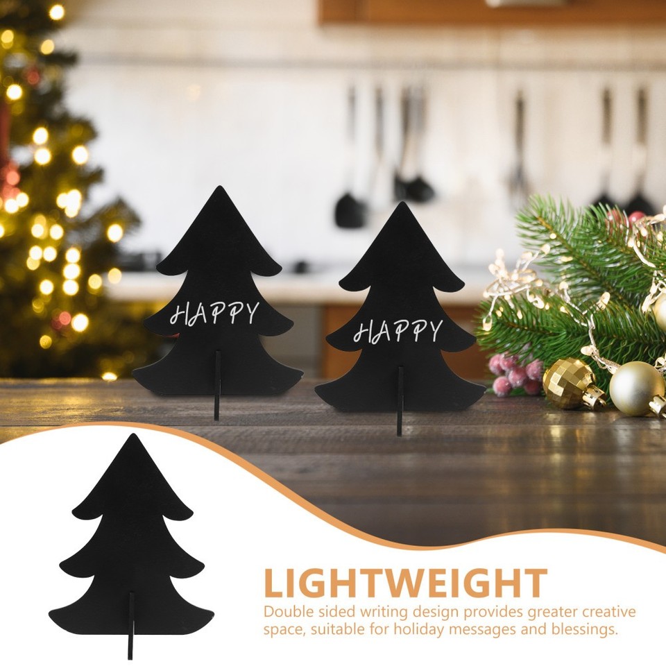 12 Pcs Double-sided Writable Message Board Decoration Bar Counter ...