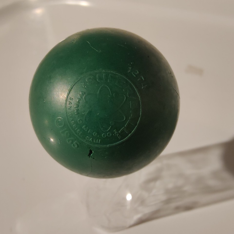 Vintage Wham-O Authentic Original "Super Ball" 1965 1 7/8" Green ...
