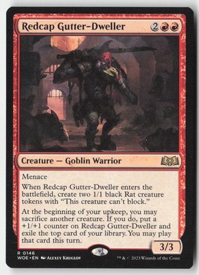 MTG - Redcap Gutter-Dweller R Wilds of Eldraine 146 LP-NM | eBay