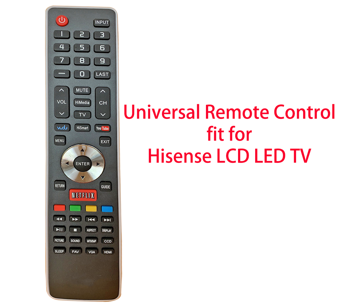 Universal Remote Control for Hisense TV 40K366W, 50K366W, 50K610GW ...