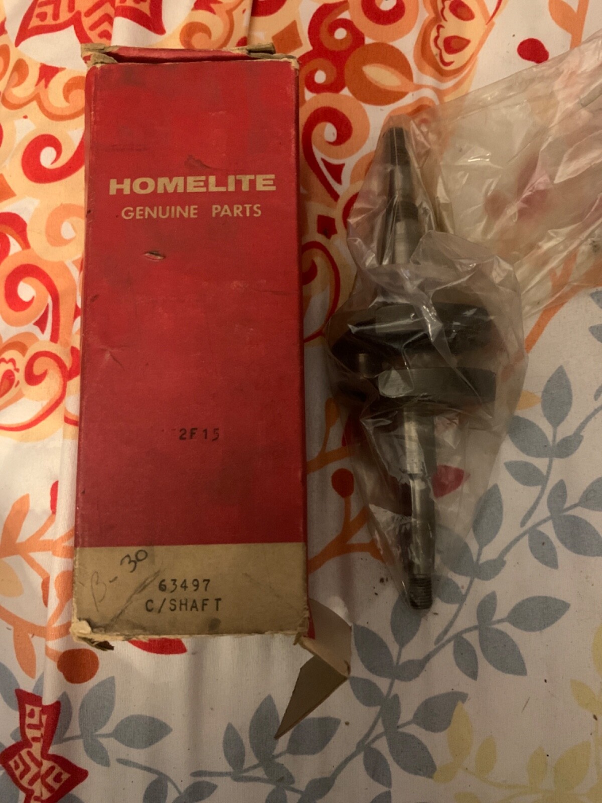 NOS HOMELITE part 63497 c/shaft VINTAGE CHAINSAW bh 33 | eBay