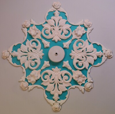Ceiling rose/design, plaster, home décor, Victorian style. | eBay UK