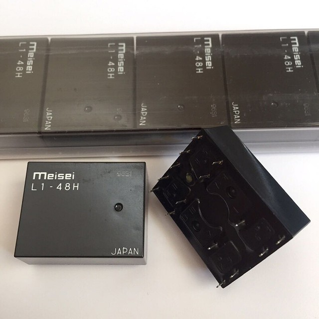 2Pcs MEISEI L1-48H 4PDT 48VDC 1A PC Mount Flat-Pack Relay for sale ...
