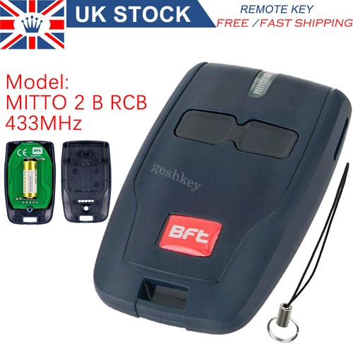 BFT MITTO 2 RCB2 B2 433MHz Gate Garage Door Transmitter Remote Control ...