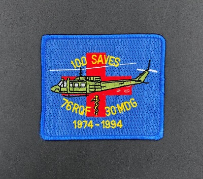 76RQF 30MDG 100 Saves 1974-1994 Army Aviation Unit Patch OIF OEF | eBay