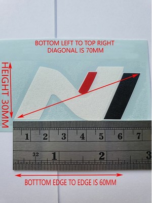 [Bought] N logo sticker/vinyl for Brake Calipers | Hyundai N-cars i30 N ...