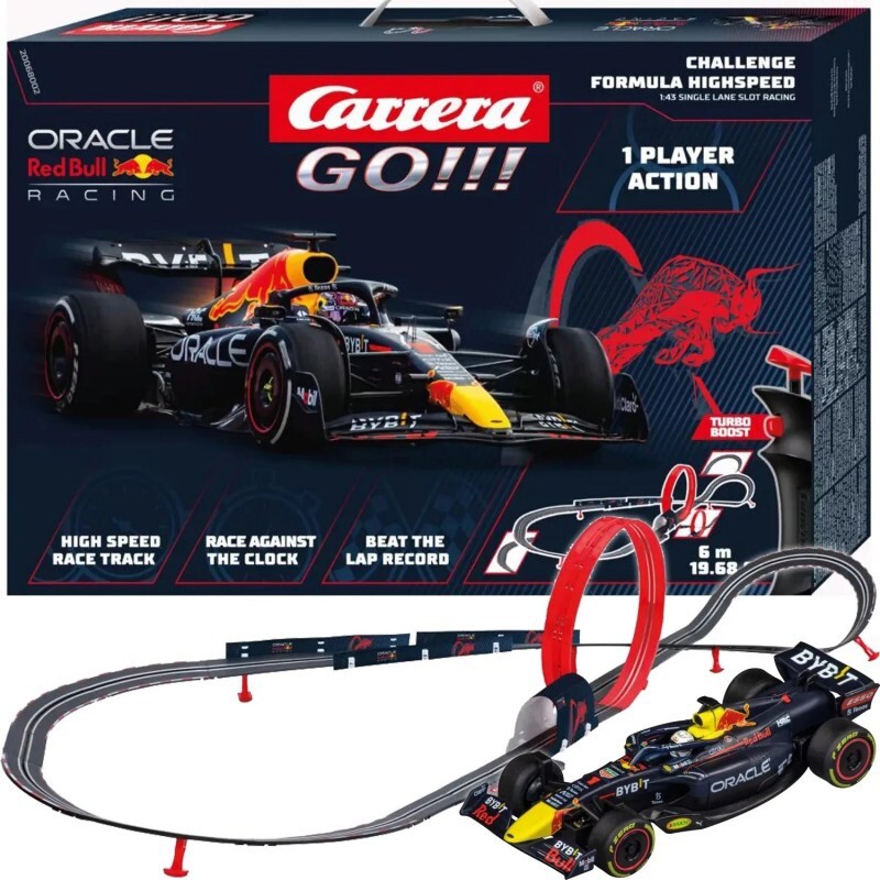 Carrera Go Red Bull Verstappen Track, 1:43. NOT COMPLETE PLEASE READ ...