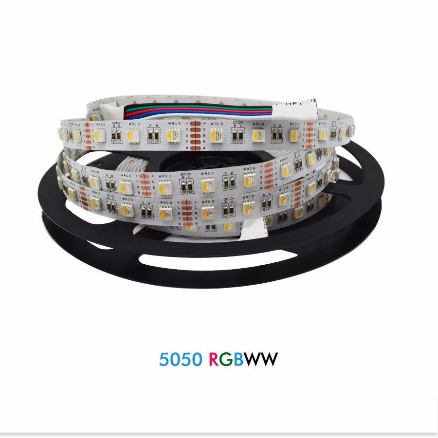 5M 5050 RGBW 4 in 1 Chip RGBW RGB + White LED Light with Waterproof 300 ...