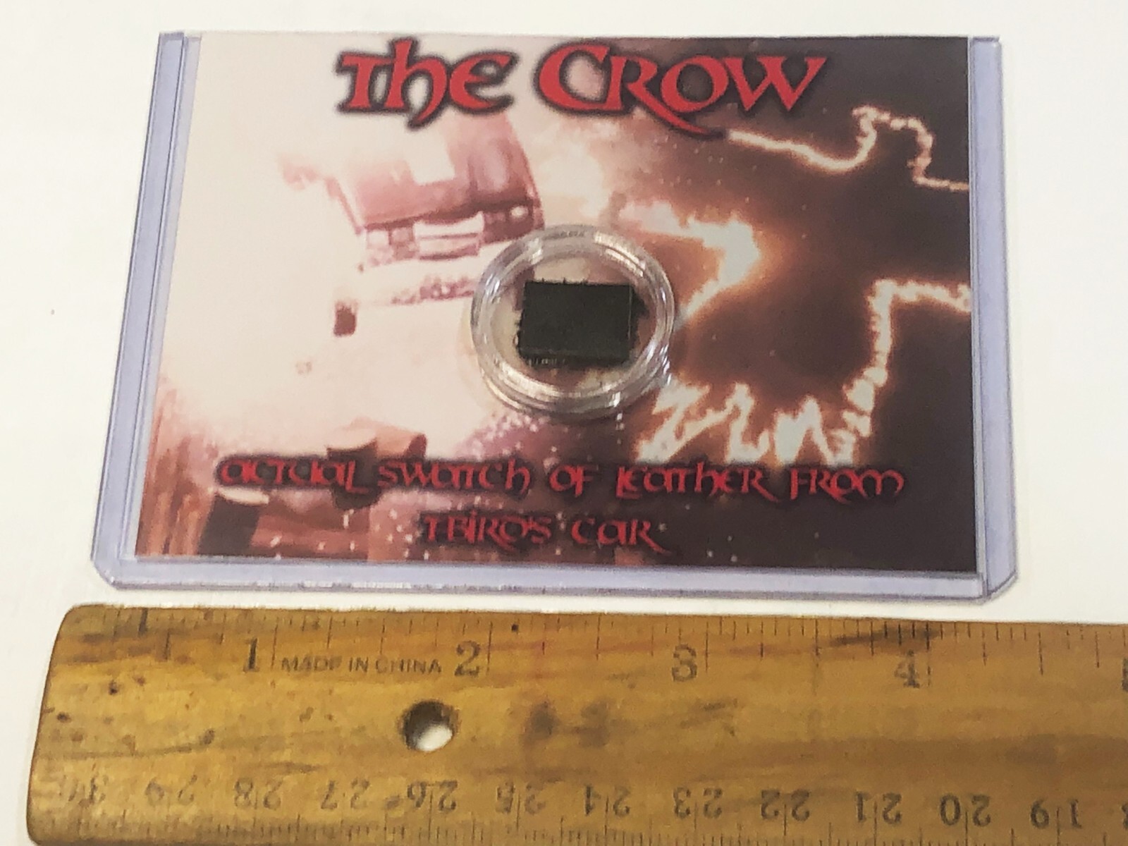 The Crow (1994) Movie Prop - T-Bird's Car Leather Section - Screen Used ...